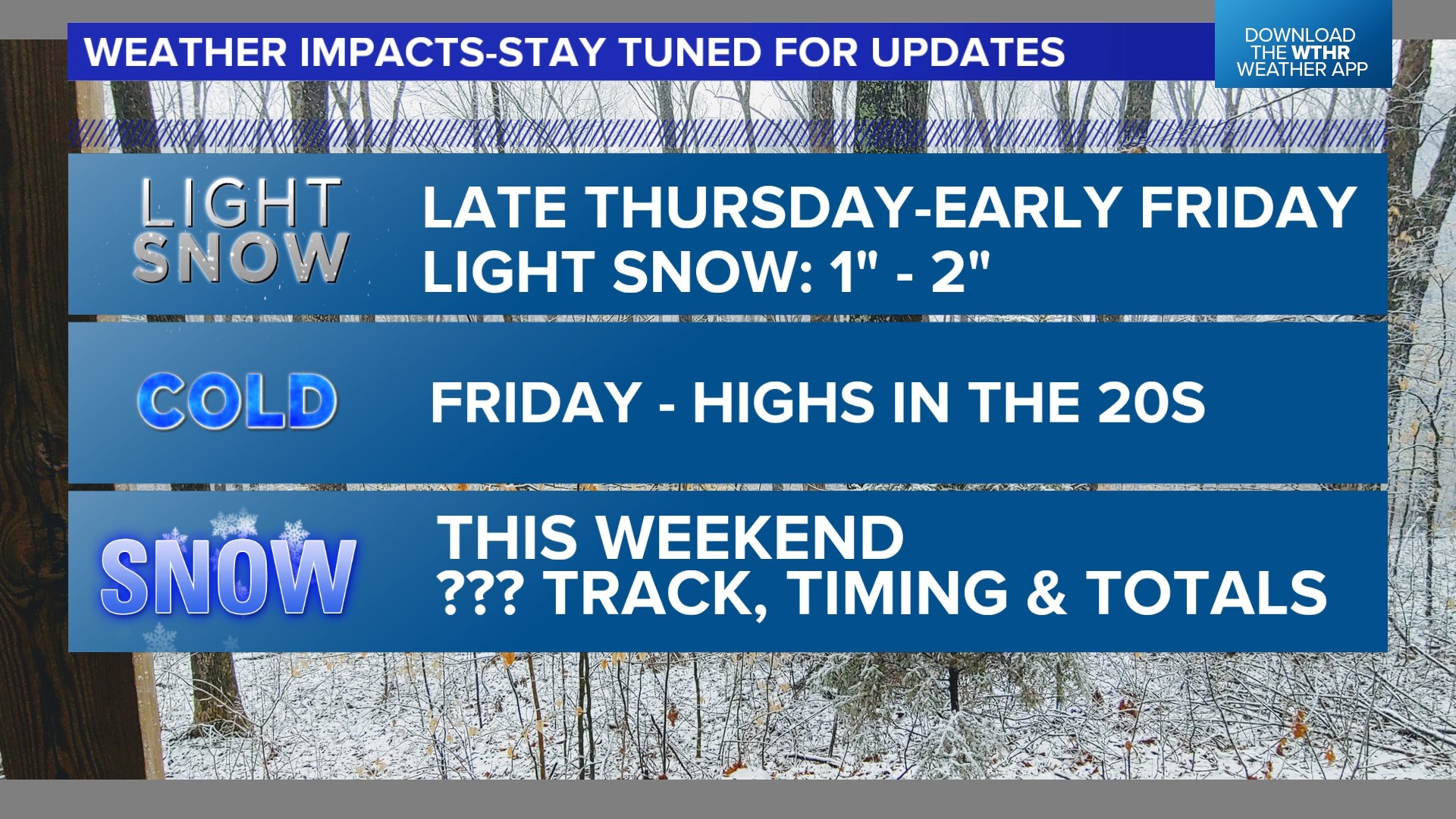 Tracking 2 winter weather systems | Live Doppler 13 Weather Blog | wthr.com