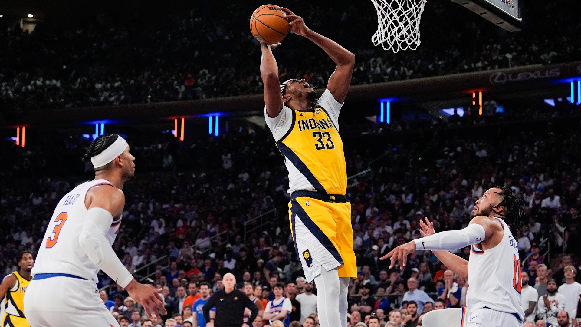Indiana Pacers defeat New York Knicks 130-109, advance to ECF | wthr.com