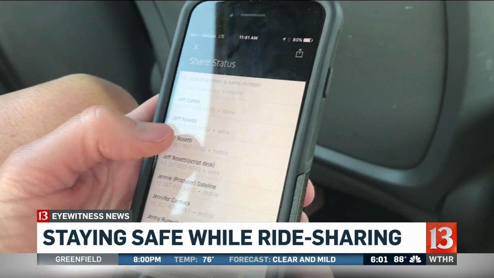 Rideshare drivers share tips for passenger safety | wthr.com