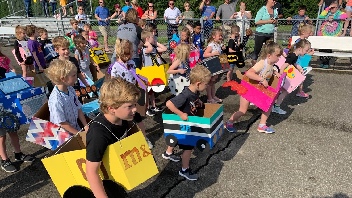McCordsville kindergartners run in Kindy 500 | wthr.com