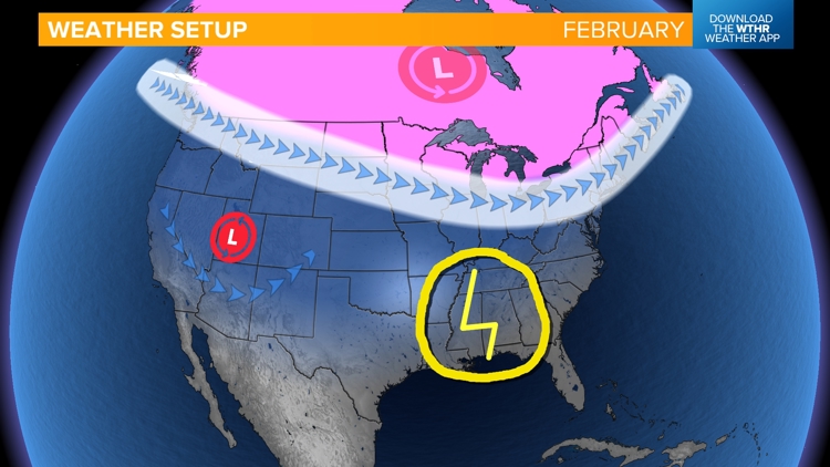 What will the weather look like in February across Indiana? | wthr.com