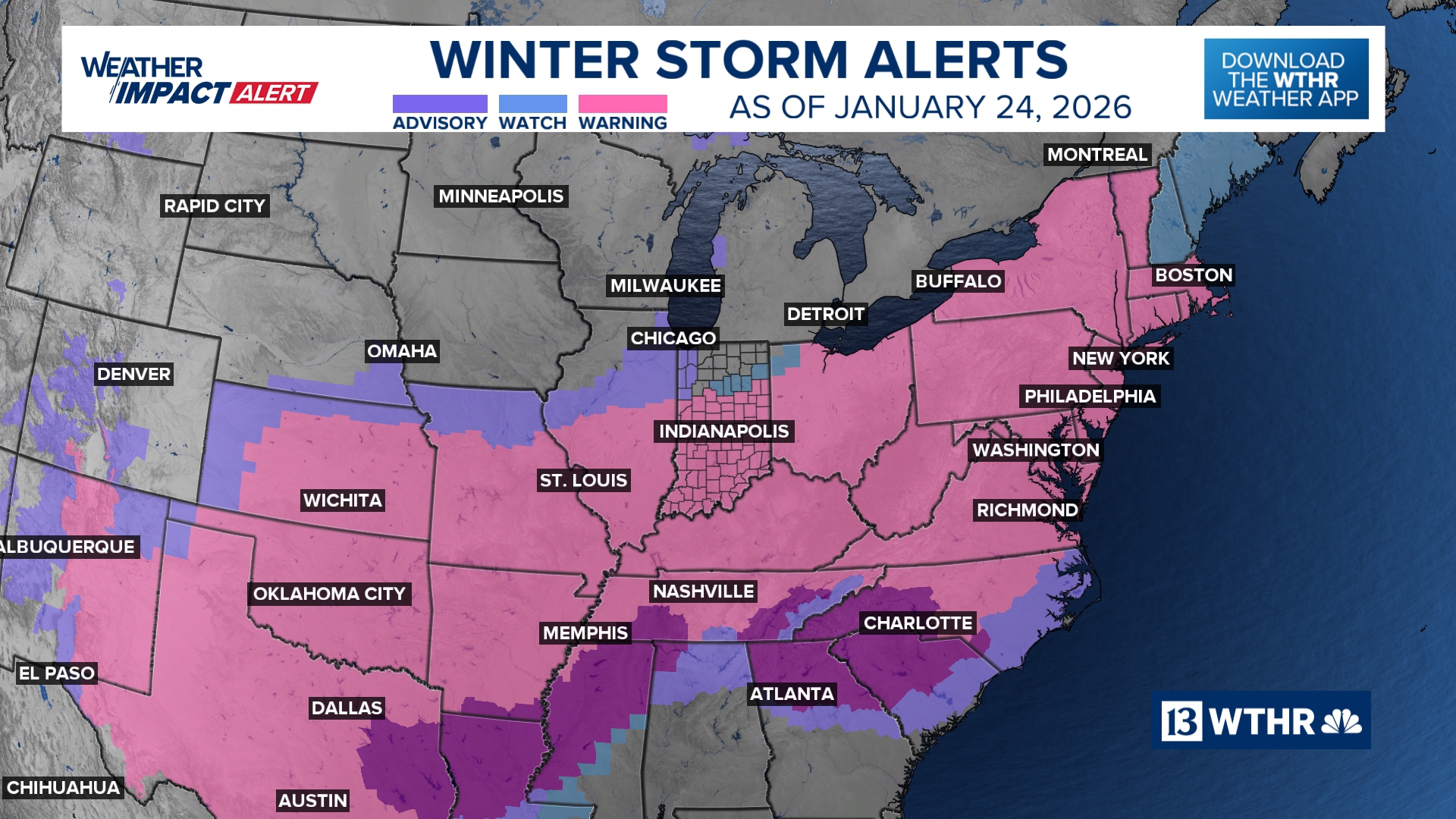 Winter storm brings significant accumulation much of Sunday | 13Weather ...