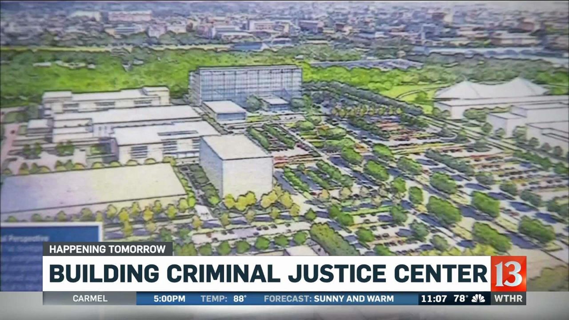 Construction on criminal justice center starts Thursday | wthr.com