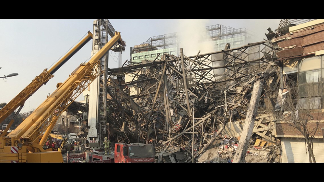 Iran media: 30 firefighters killed in collapse of iconic Tehran high ...