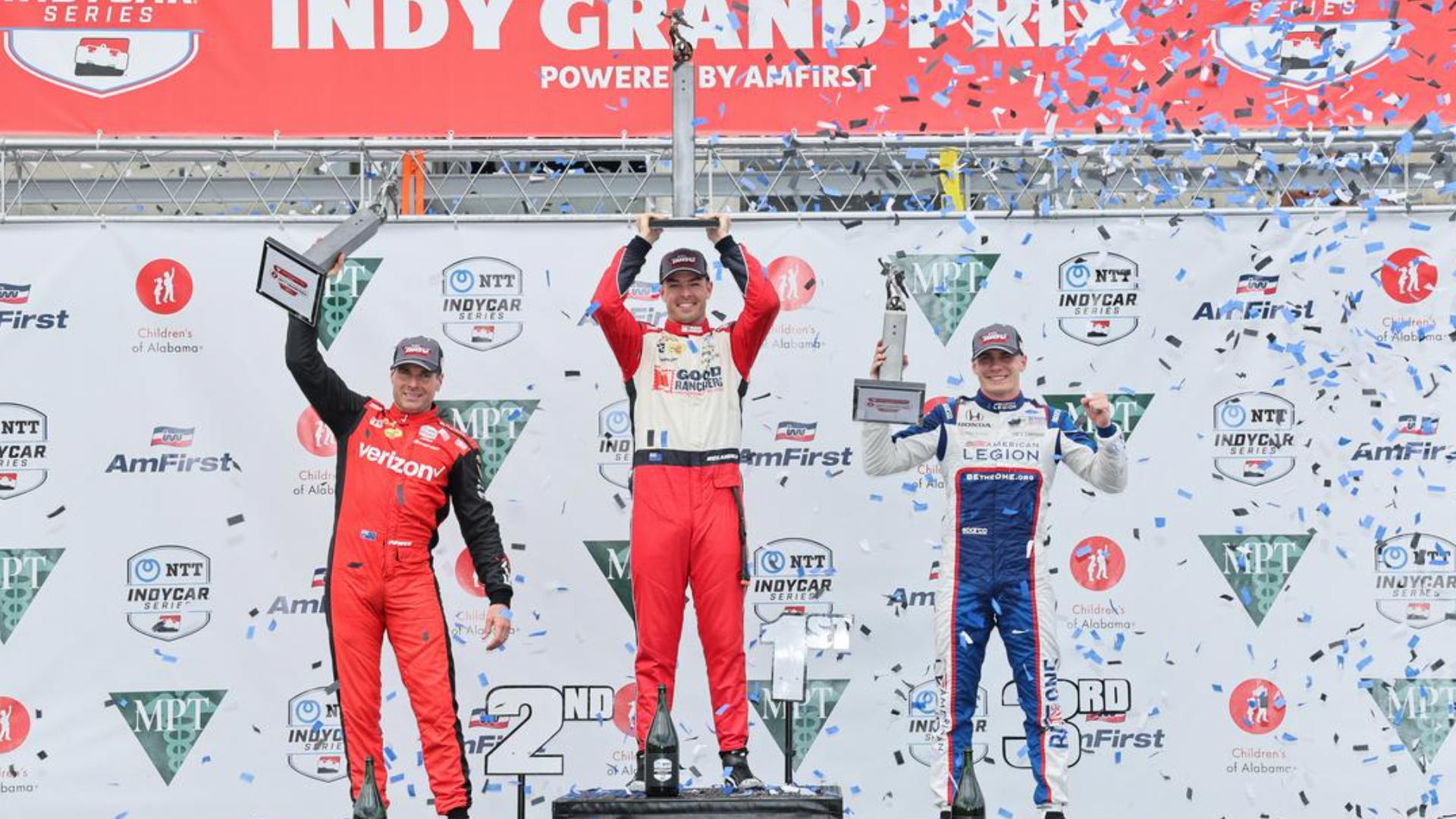 Scott McLaughlin wins IndyCar race at Barber | wthr.com