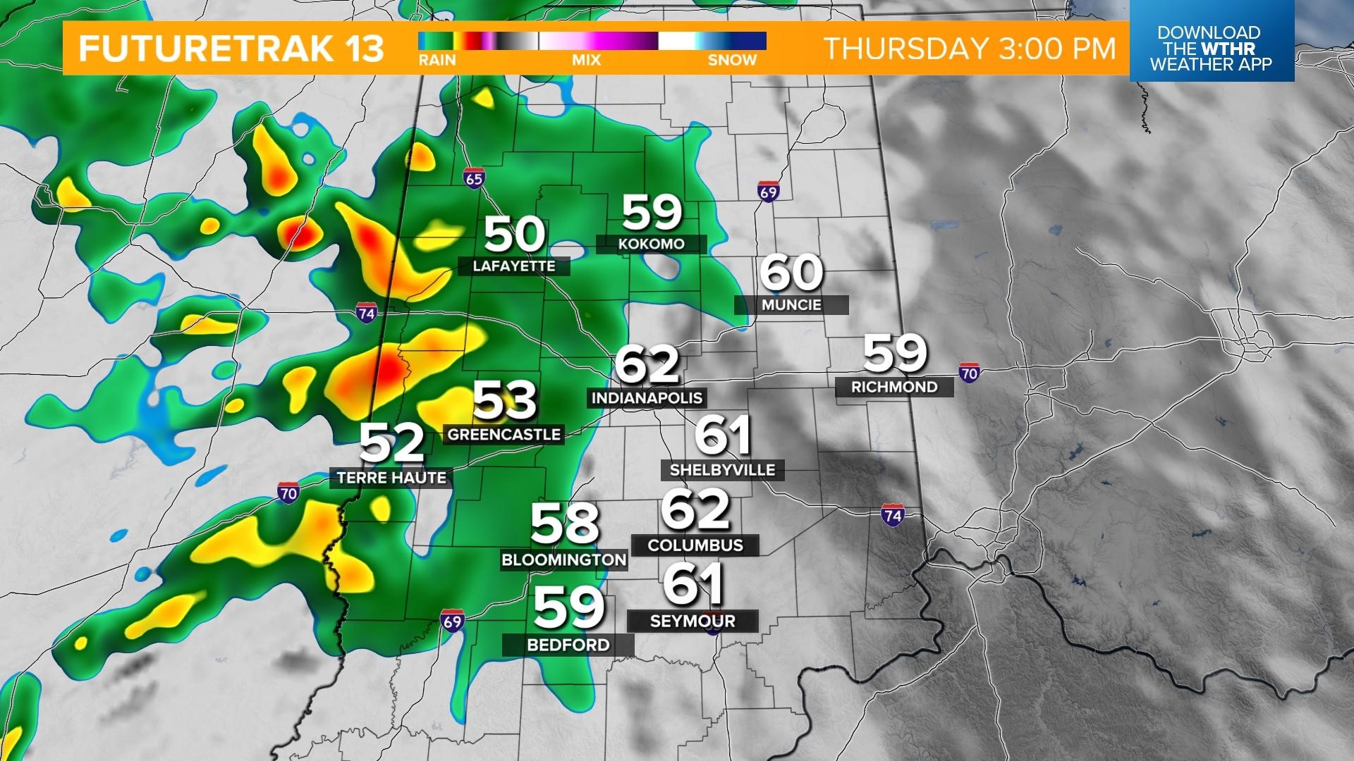 Weather Blog: Mild and wet Thursday, raw Friday into the weekend | wthr.com
