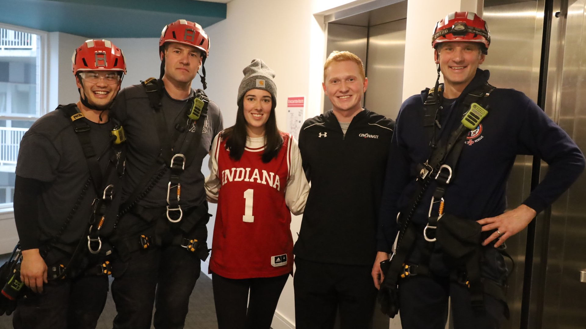 IFD: 2 rescued from stuck elevator at downtown Indy apartment | wthr.com