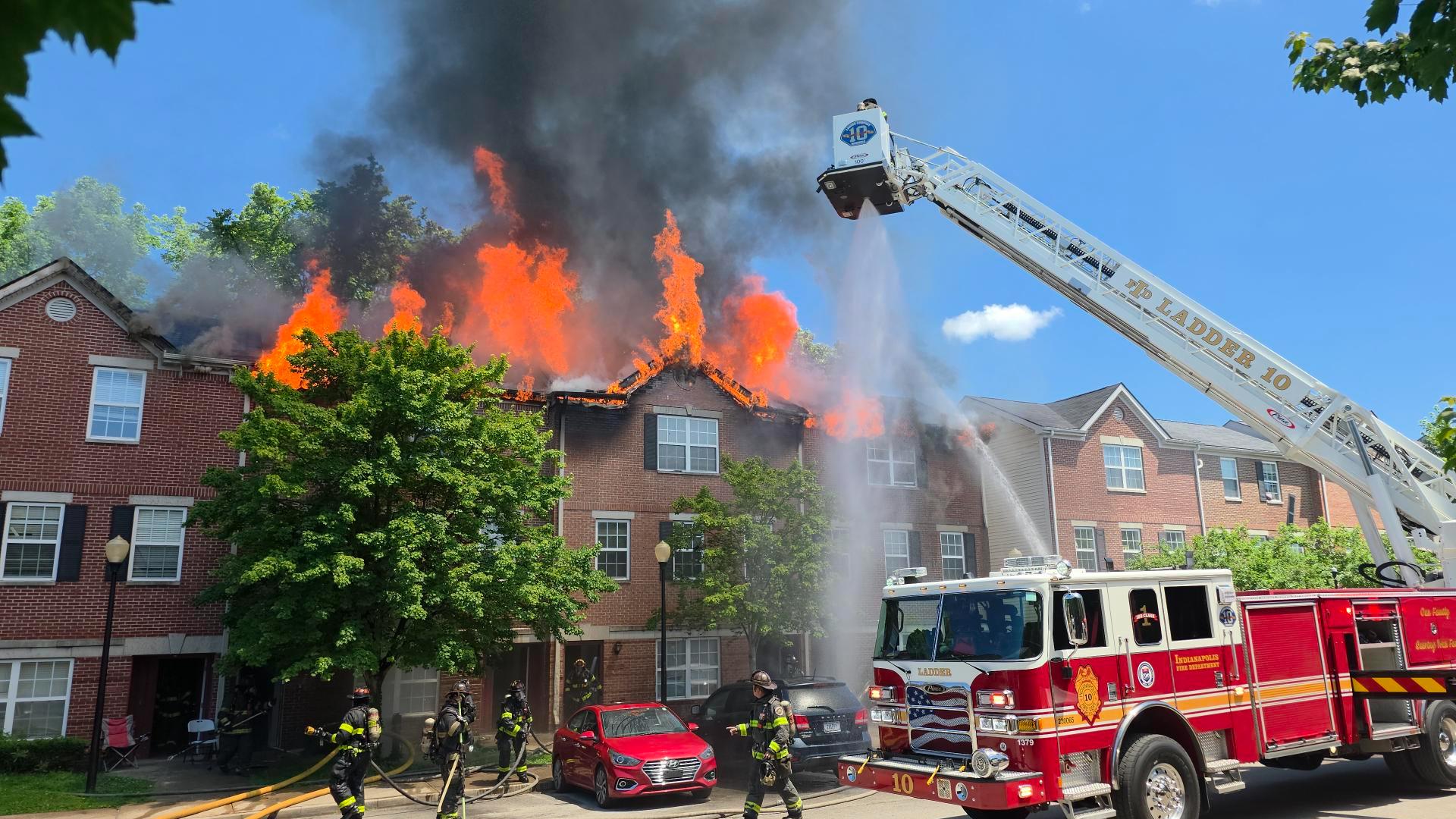IFD: Juveniles with fireworks started fire at northeast Indianapolis ...