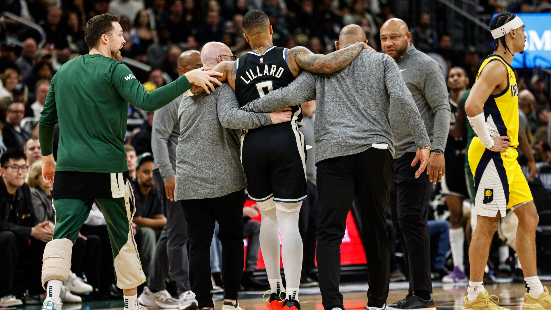 Bucks confirm Damian Lillard has torn left Achilles tendon | wthr.com