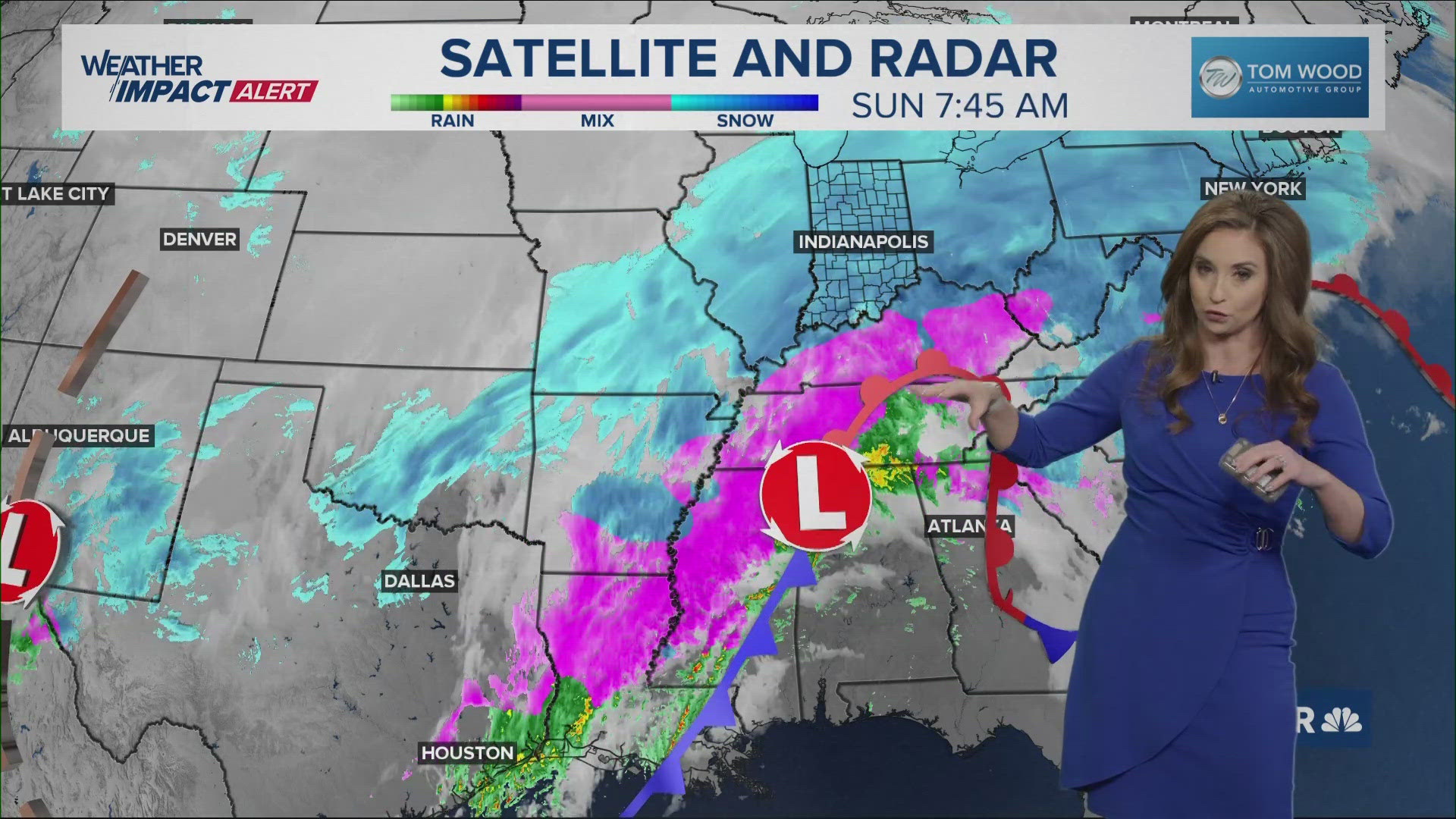 13Weather winter storm morning forecast & traffic update - 8 a.m ...