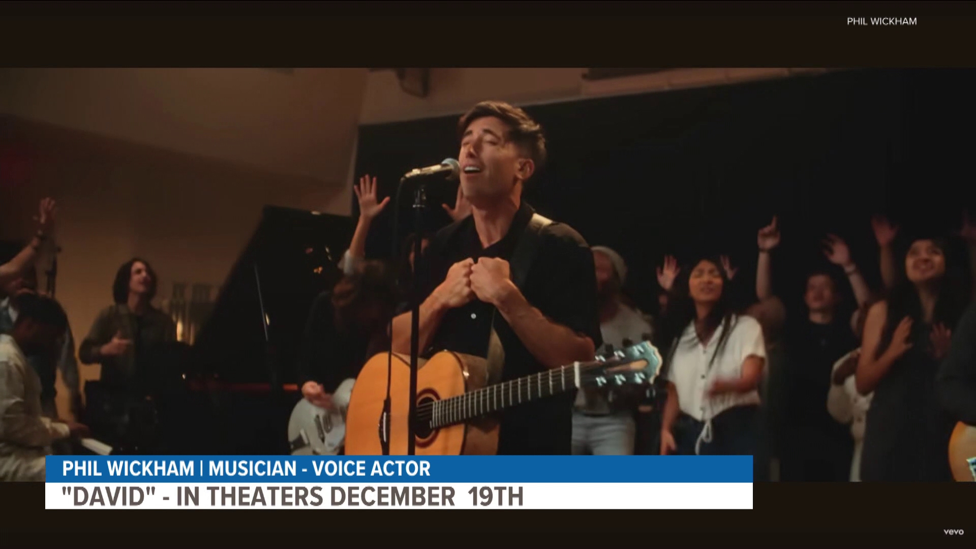 Musician Phil Wickham talks about role in the new animated movie "David ...