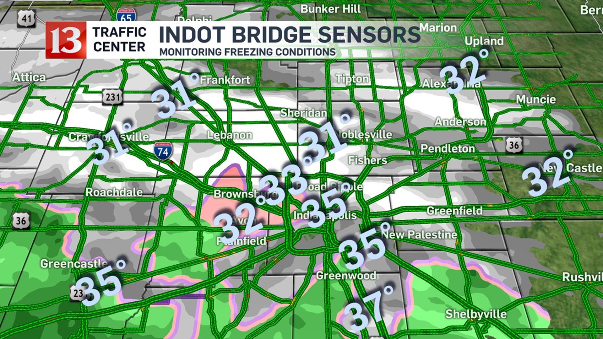 LIVE BLOG: Checking road and traffic conditions | wthr.com