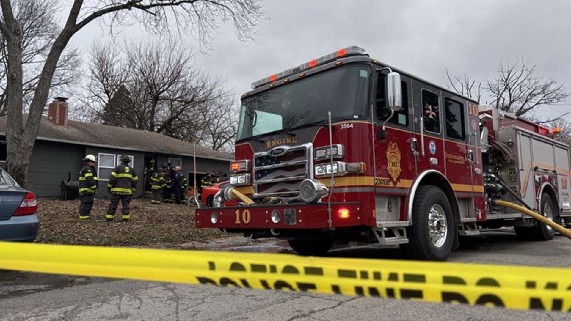 IMPD: Man and woman dead after being found shot at scene of house fire ...