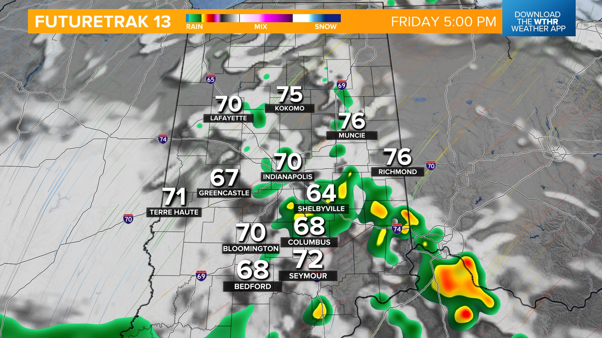 Early outlook for severe risk Sunday in central Indiana | wthr.com