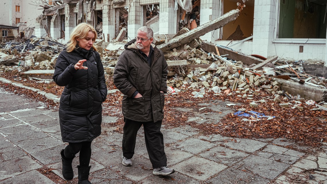 Mission to Ukraine leaders reflect on first visit since war began ...