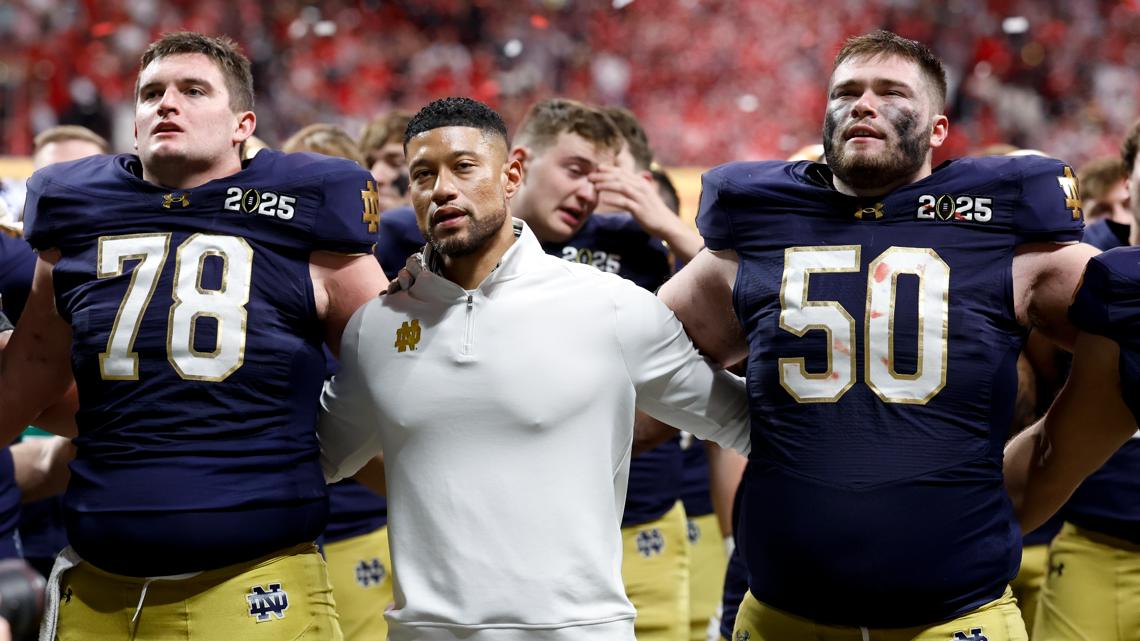 Coogan becomes 3rd Irish offensive lineman to enter portal | wthr.com