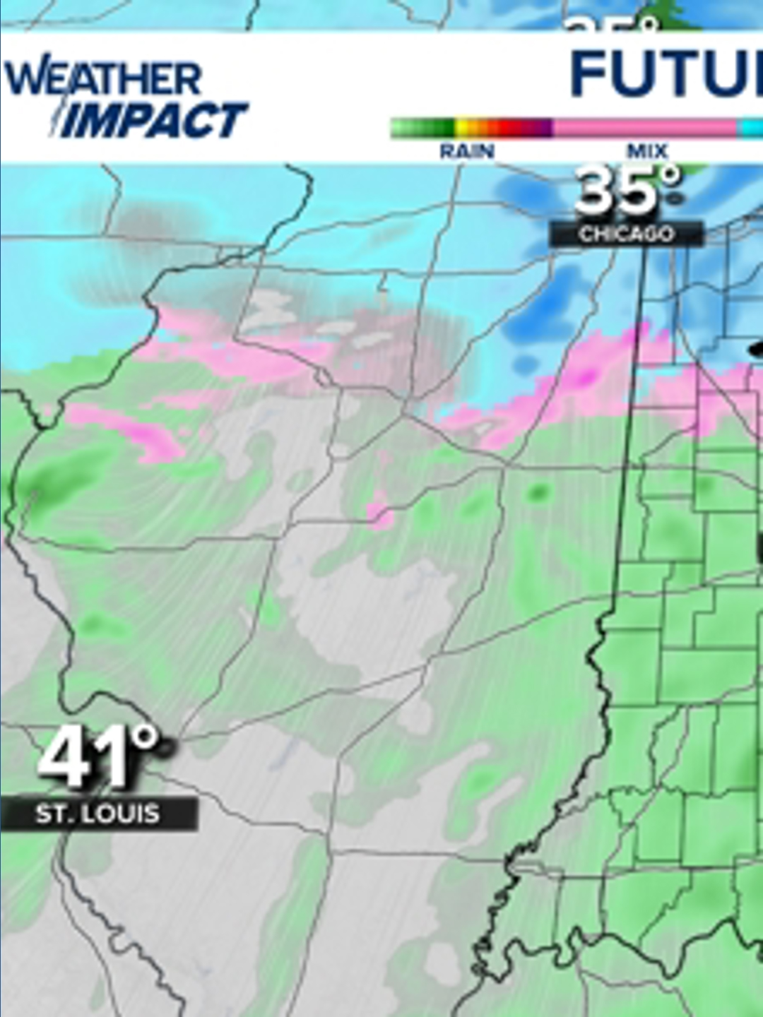 Tracking heavy, slushy snow changing to rain across Indiana Saturday PM ...