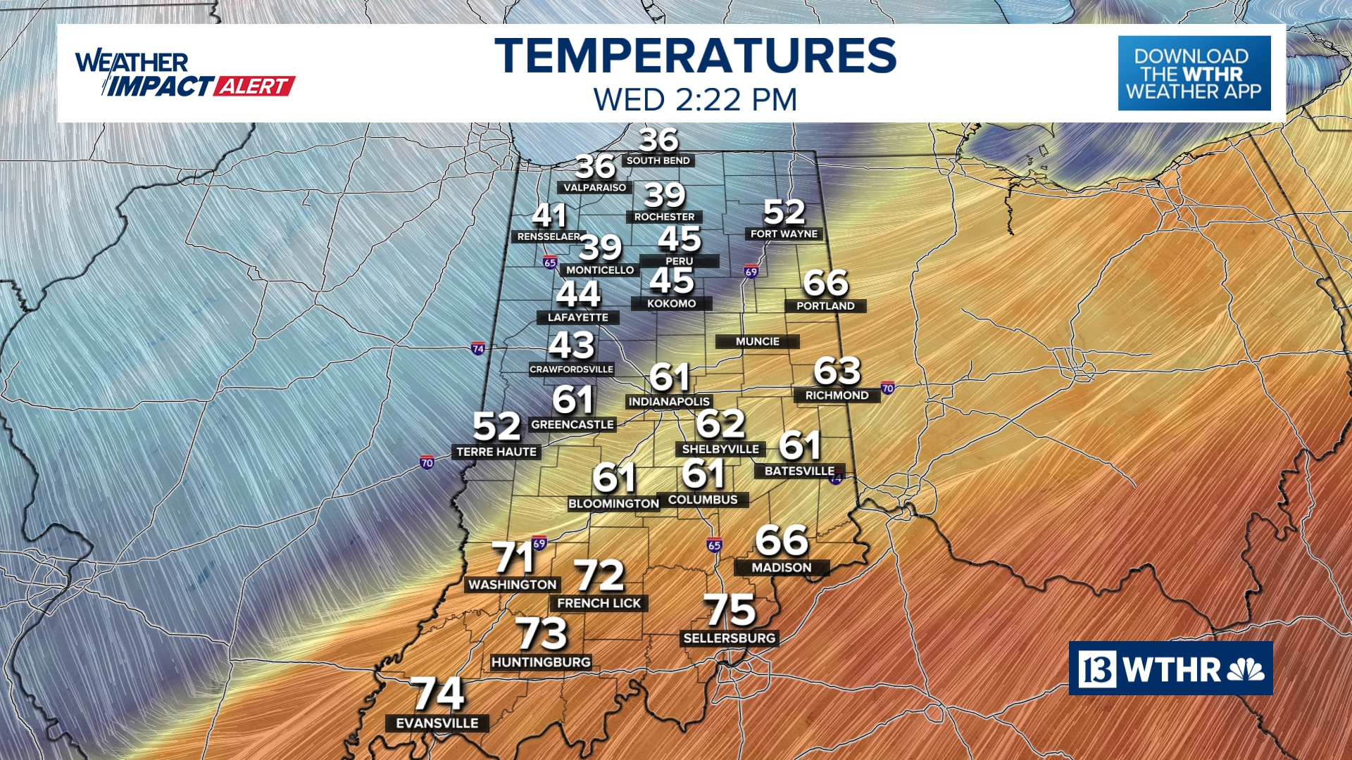 Here comes the cold: Temperature tumble pushes heavy rain out of ...