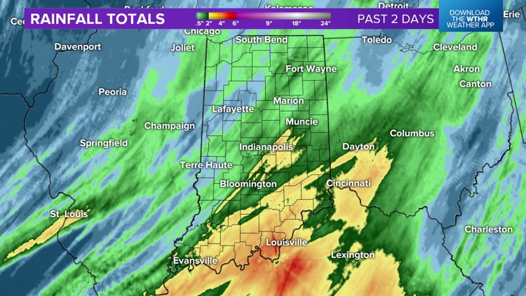 Indiana tornado track maps from weekend severe storms (March 2025 ...
