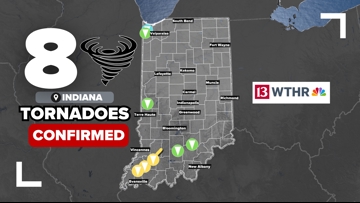 Indiana tornado track maps from weekend severe storms (March 2025 ...
