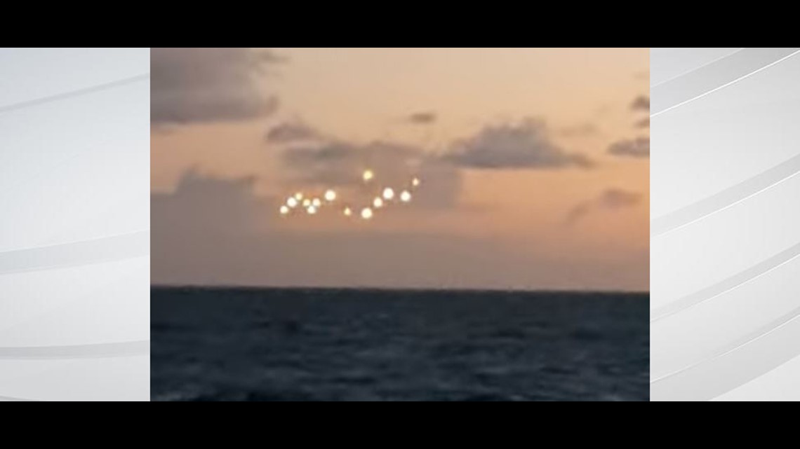 Mysterious lights seen off the coast of North Carolina | wthr.com Mysterious lights seen off the coast of North Carolina | wthr.com