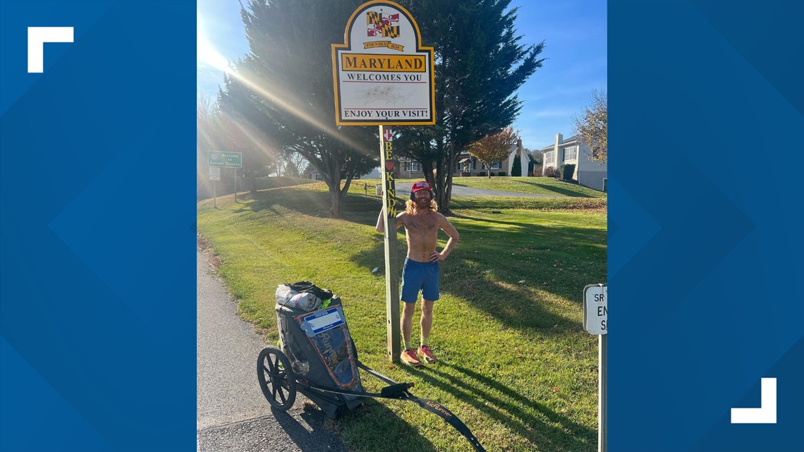 Kokomo man jogging entire perimeter of the US | wthr.com