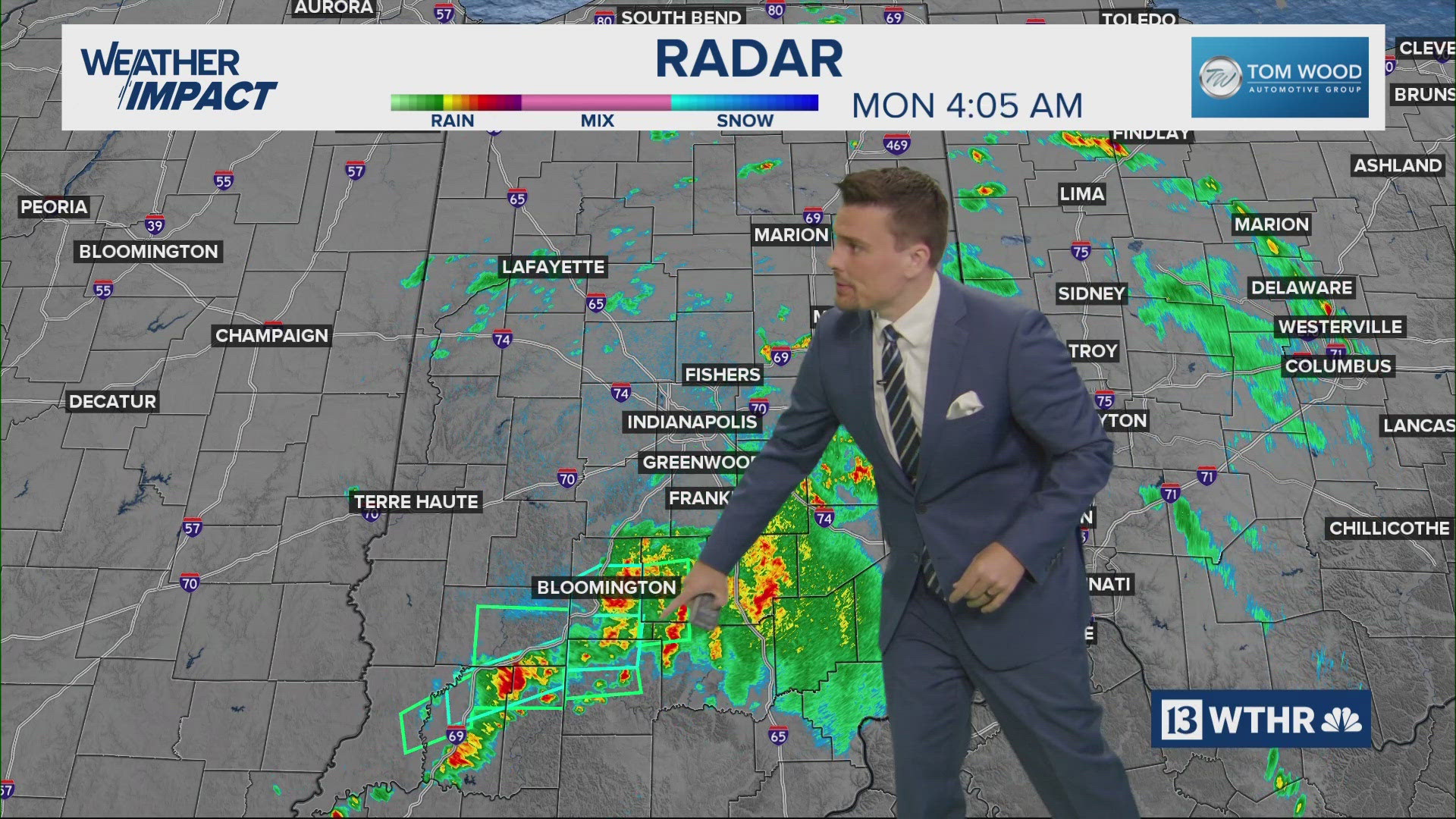Rain Monday for Indiana: Scattered showers, evening storms and relief ...