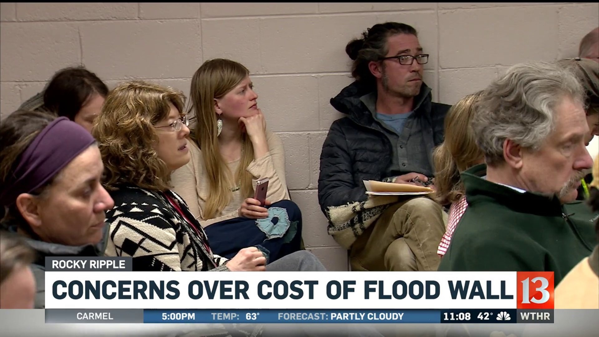 Residents quiz Rocky Ripple board on cost of flood control | wthr.com