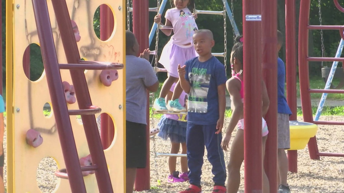 Members of local church help bring hope to Haughville Park after ...