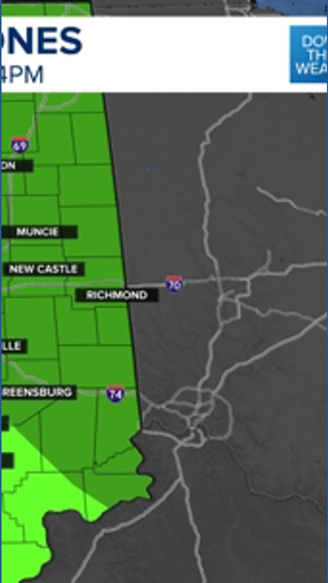 Rain zones Friday | Scattered downpour chances across Indiana | wthr.com