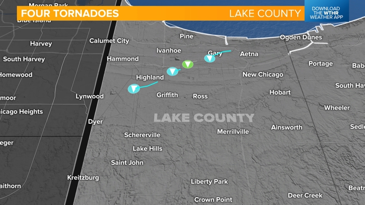 Complete list of the 14 Indiana tornadoes so far in 2025 | wthr.com
