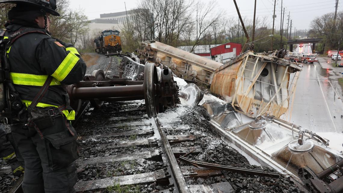 Southeastern Ave. reopens after Indianapolis train derailment | wthr.com