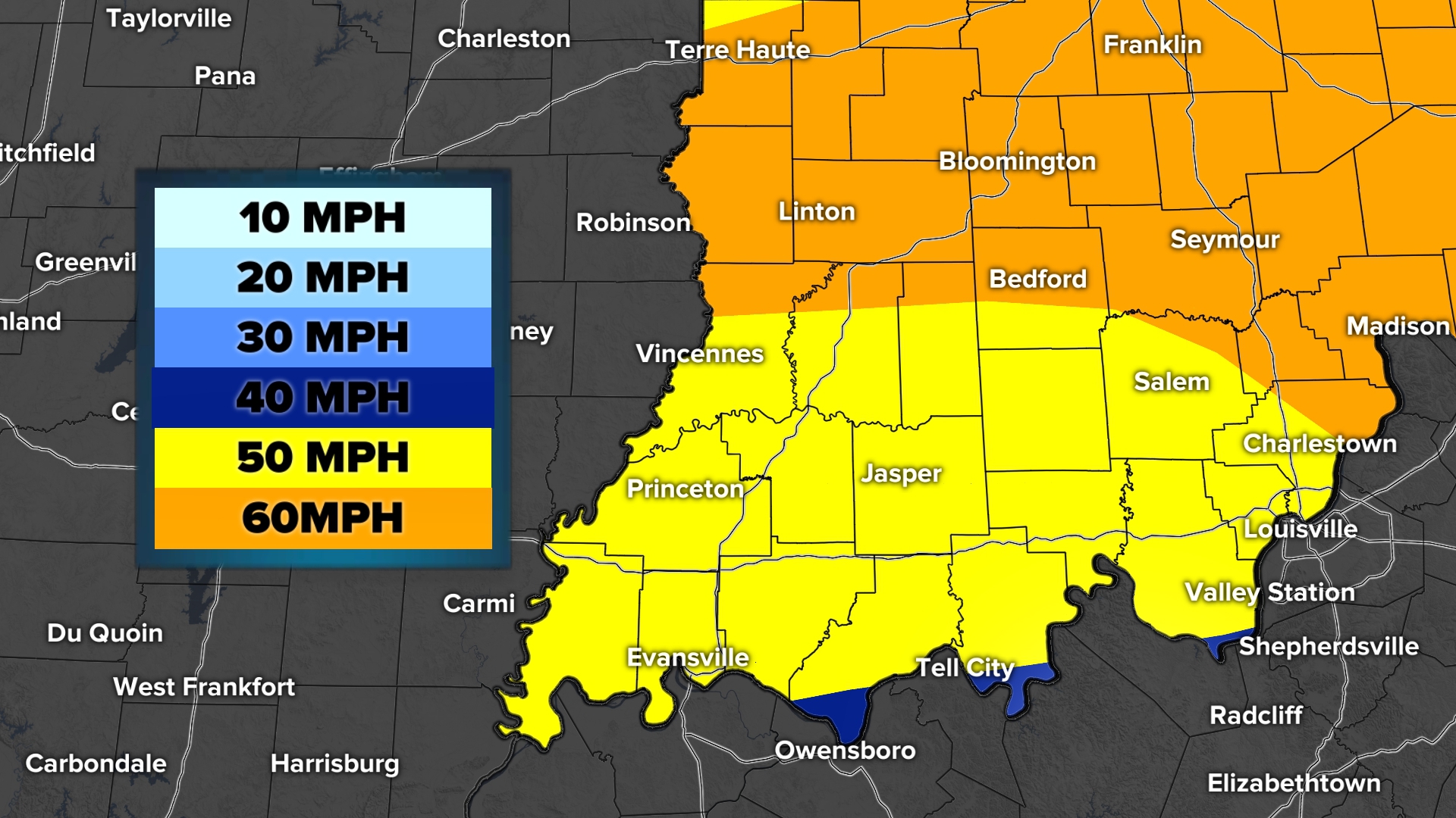 Wind threats upgraded as wind spike may form in Indiana | Helene | wthr.com