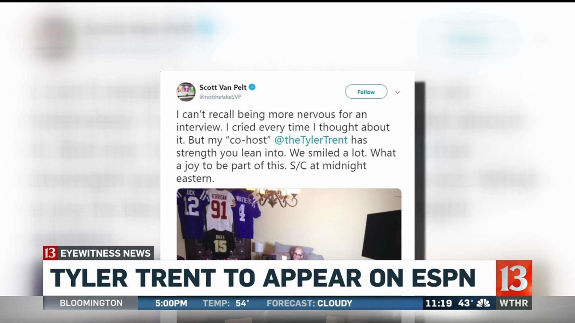 Tyler Trent to appear on ESPN | wthr.com