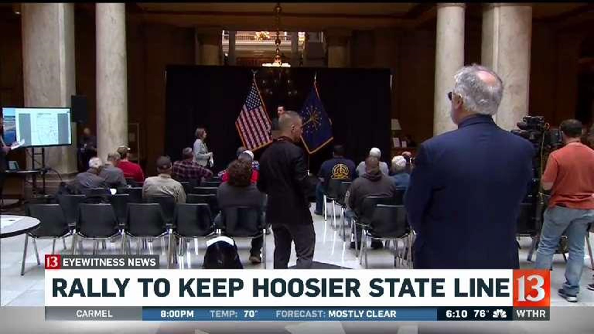 Rally at Statehouse seeks to save Amtrak's Hoosier State line | wthr.com