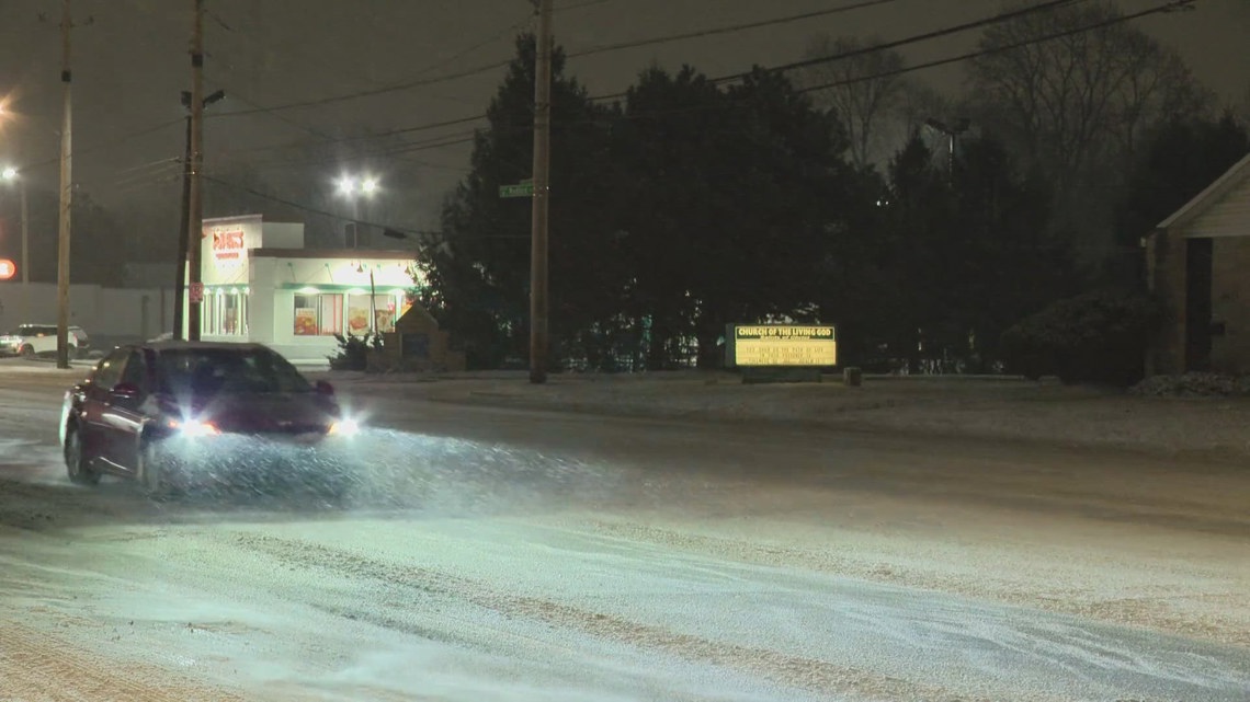 Snow picking up across Indianapolis as winter storm moves through ...