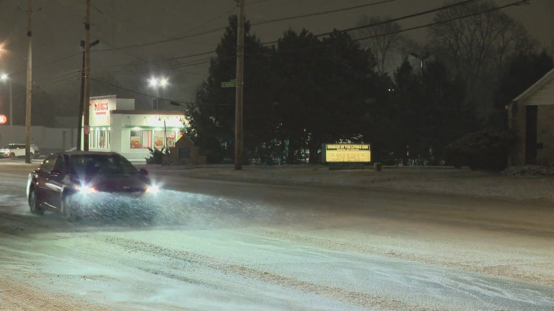 Snow picking up across Indianapolis as winter storm moves through ...