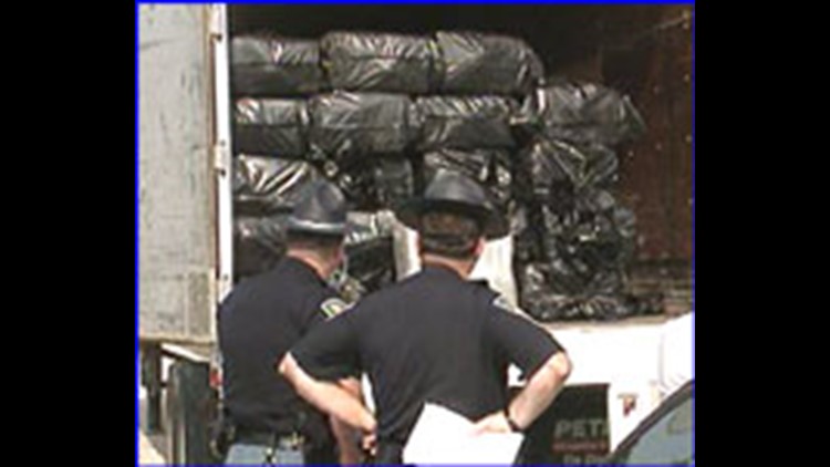 Hidden drugs discovered in truck trailer | wthr.com