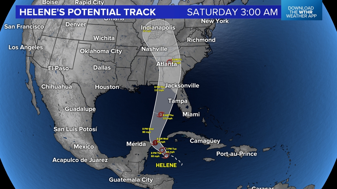 Will Tropical Storm Helene impact Indiana? | wthr.com