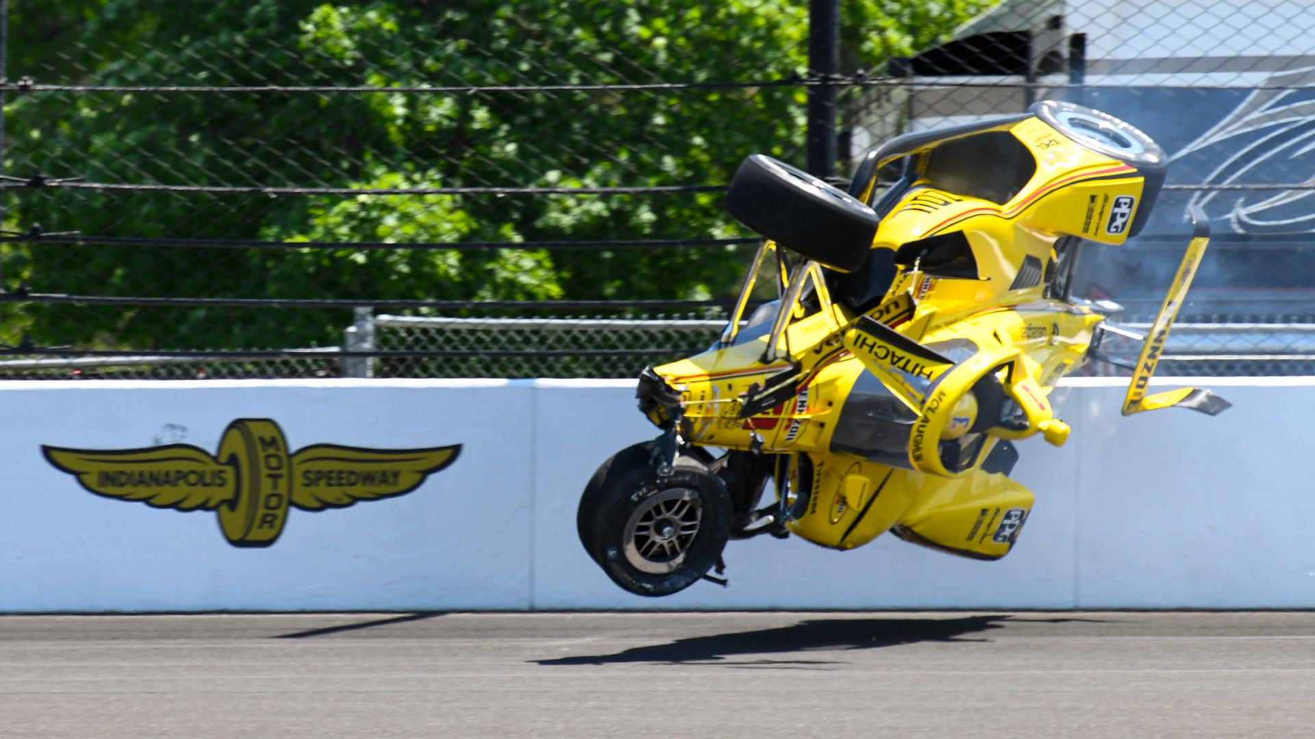 Scott McLaughlin crashes during Indy 500 practice | wthr.com