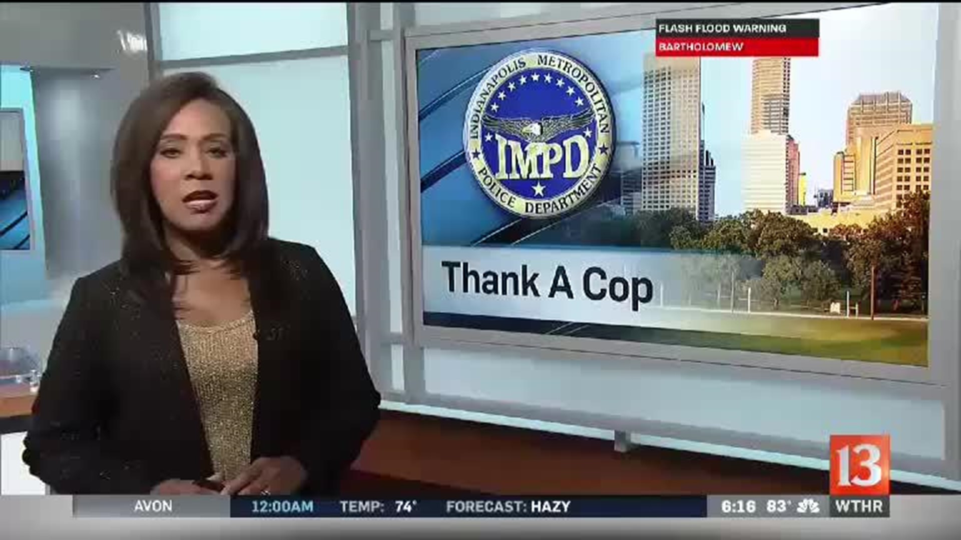 "Back the blue" campaign growing | wthr.com