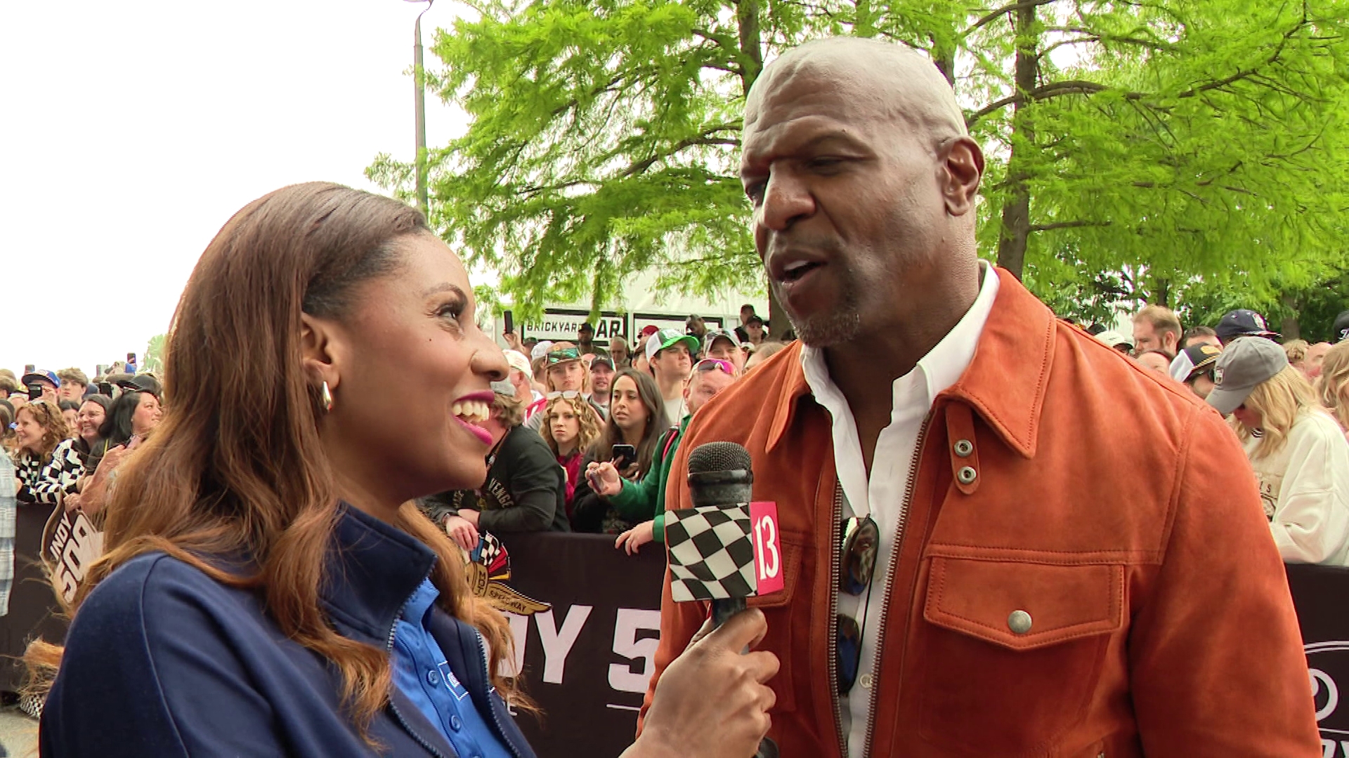 On the Indy 500 red carpet with Terry Crews | Track Team 13 | wthr.com