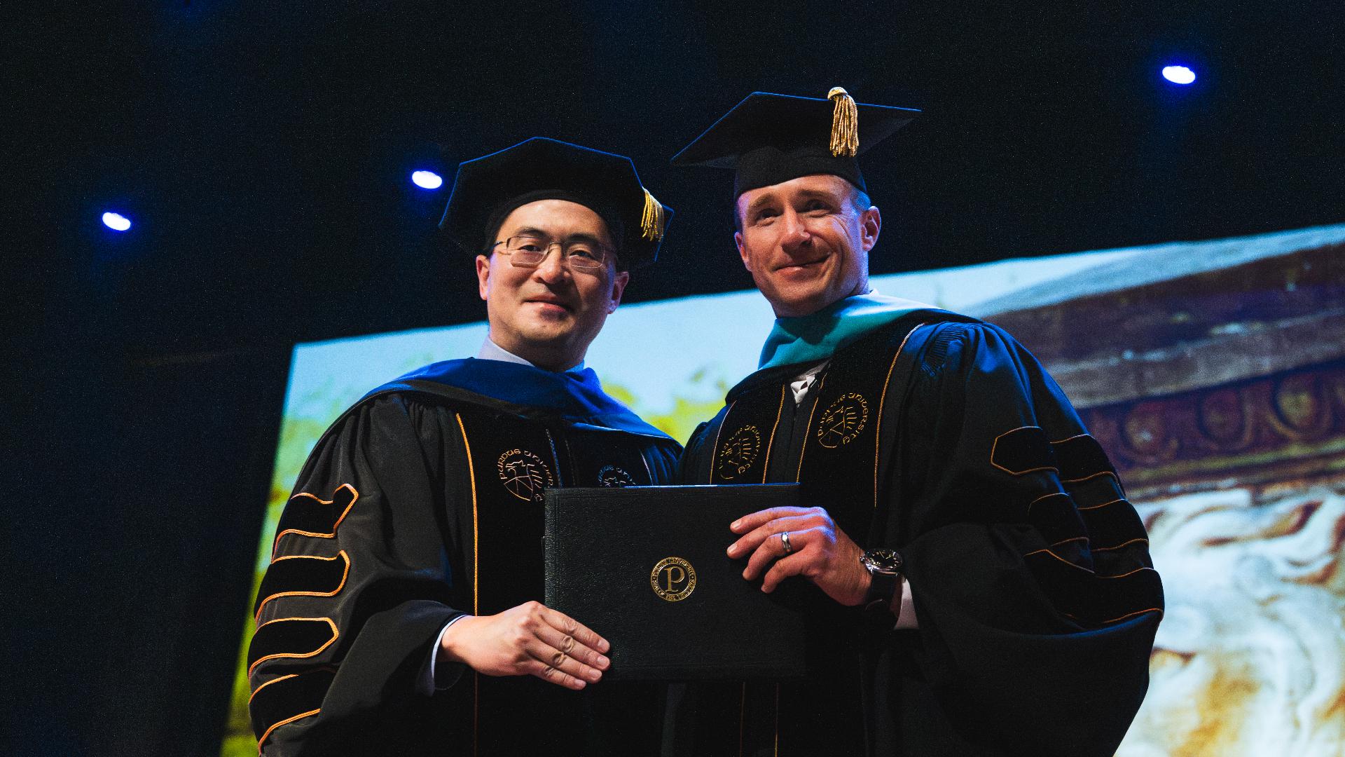 Legendary quarterback Drew Brees receives honorary degree from Purdue ...