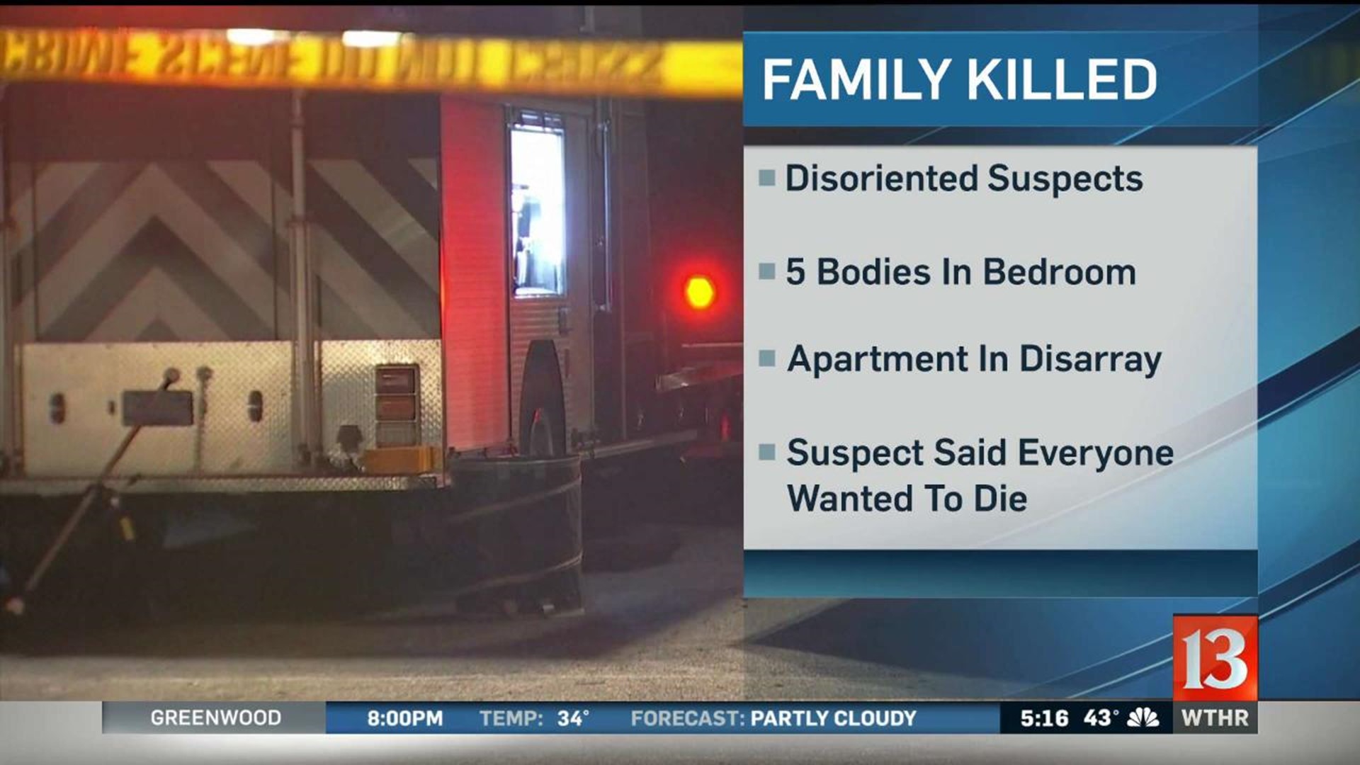 Mother and daughter arrested after 5 family members killed | wthr.com