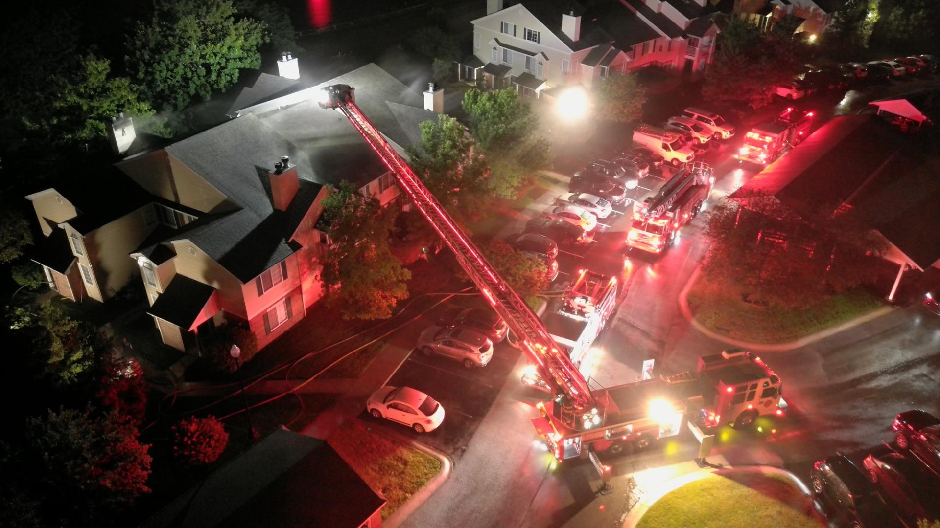 Lightning causes fire at Fishers apartment complex | wthr.com