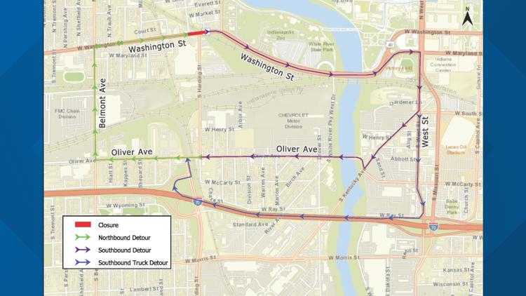 IndyGo Blue Line construction closure, detours coming to Indy's near ...