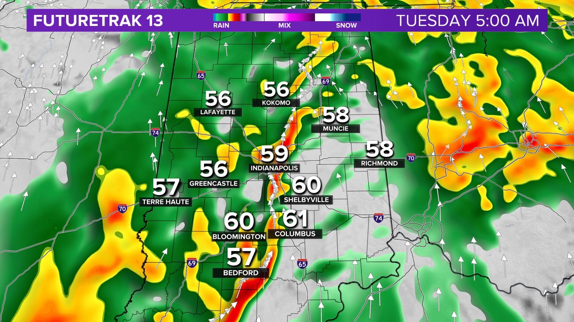 Balmy and wet week ahead for central Indiana | wthr.com