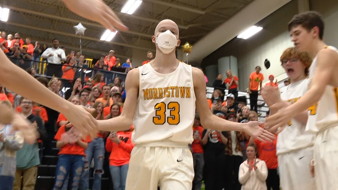 Morristown senior scores memorable basket amid cancer fight | wthr.com