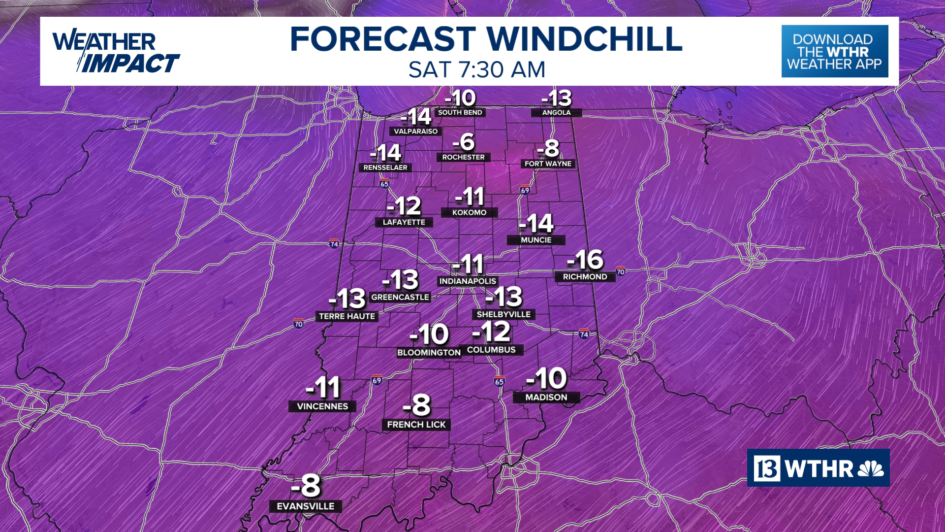 Sub-zero wind chills later this week could be followed by weekend snow ...