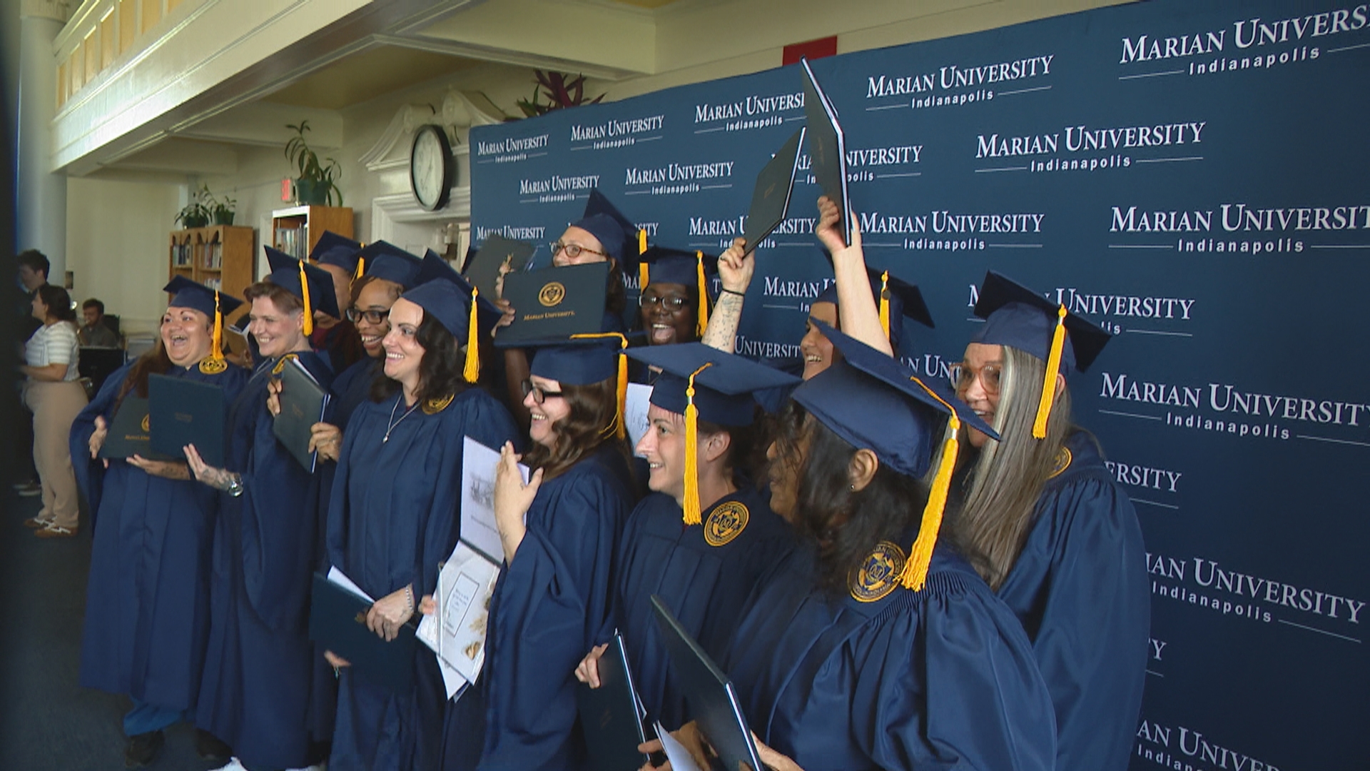 Indiana Women's Prison inmates celebrate graduation from Marian ...